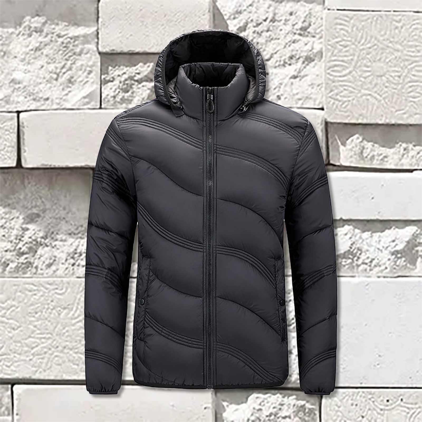 LRJTENG Men's Parkas Men's 2024 Fall And Winter Hig H Qu Ality Cott on ...