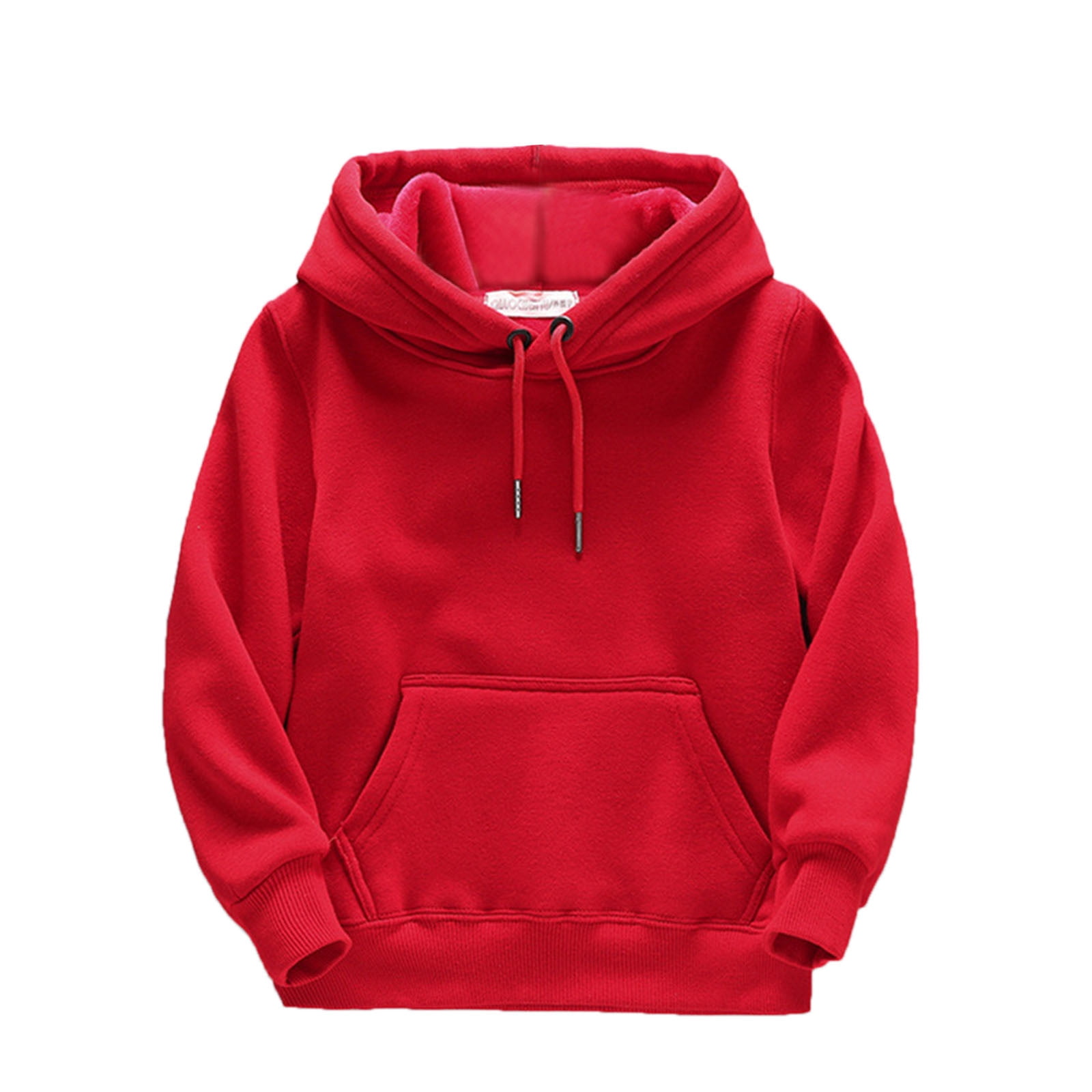 LRKMVD Youth Solid Color Hoodies Pullover Hooded Sweatshirts for Kids ...