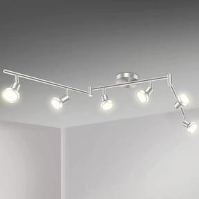 Pro Track Vester Flexible 4-Head LED Wall/Ceiling Track Light Fixture ...