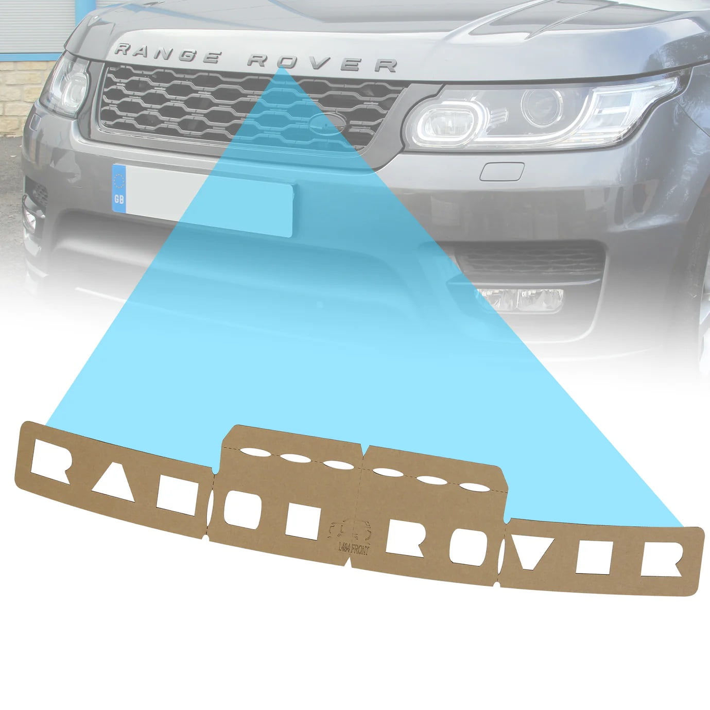 LRNJ MOTORWORKS FRONT LETTERING TEMPLATE COMPATIBLE WITH LAND ROVER ...