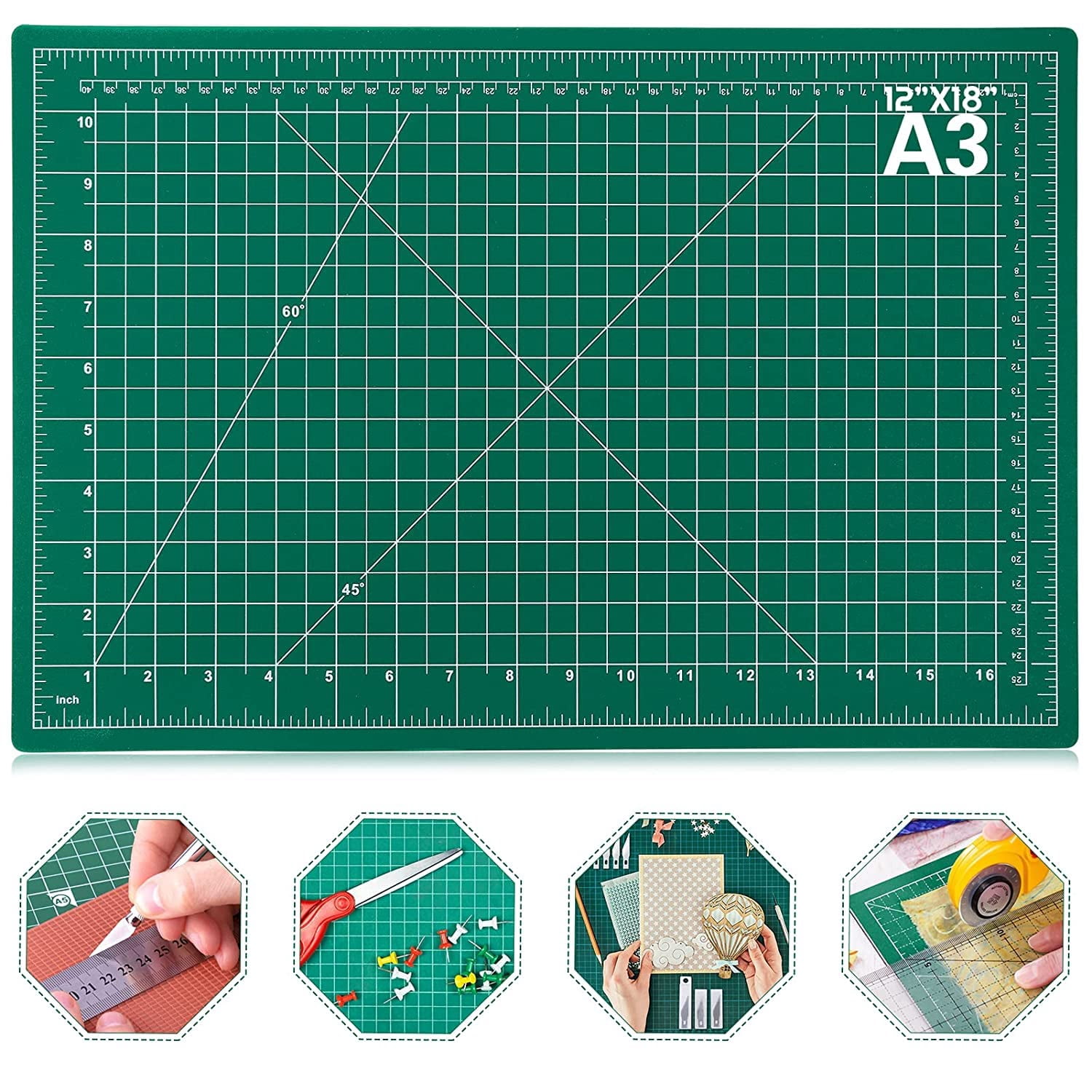 LRS Professional Cutting Mat A3 SelfHealing 5 Layers Double Sided ...