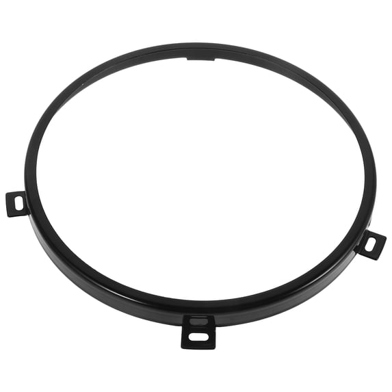 LRXIYODE 1 Pair Headlight Mounting Bracket Metal Black Round for and ...