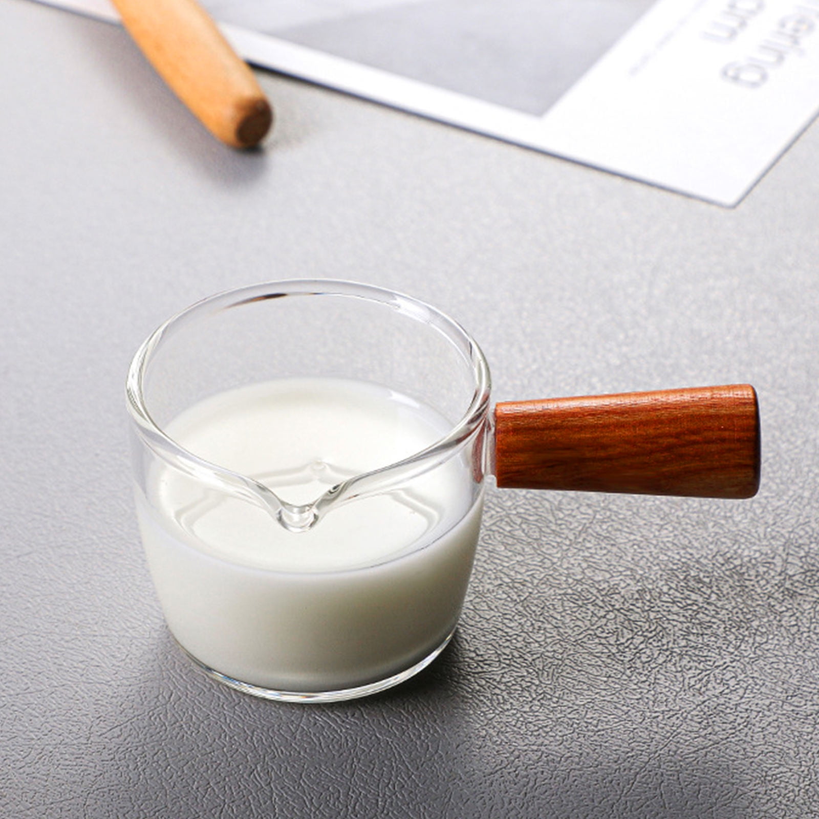 LRXIYODE 1Pack 9X5.5X4.3in Mini Pitcher for Coffee with Drip-free ...