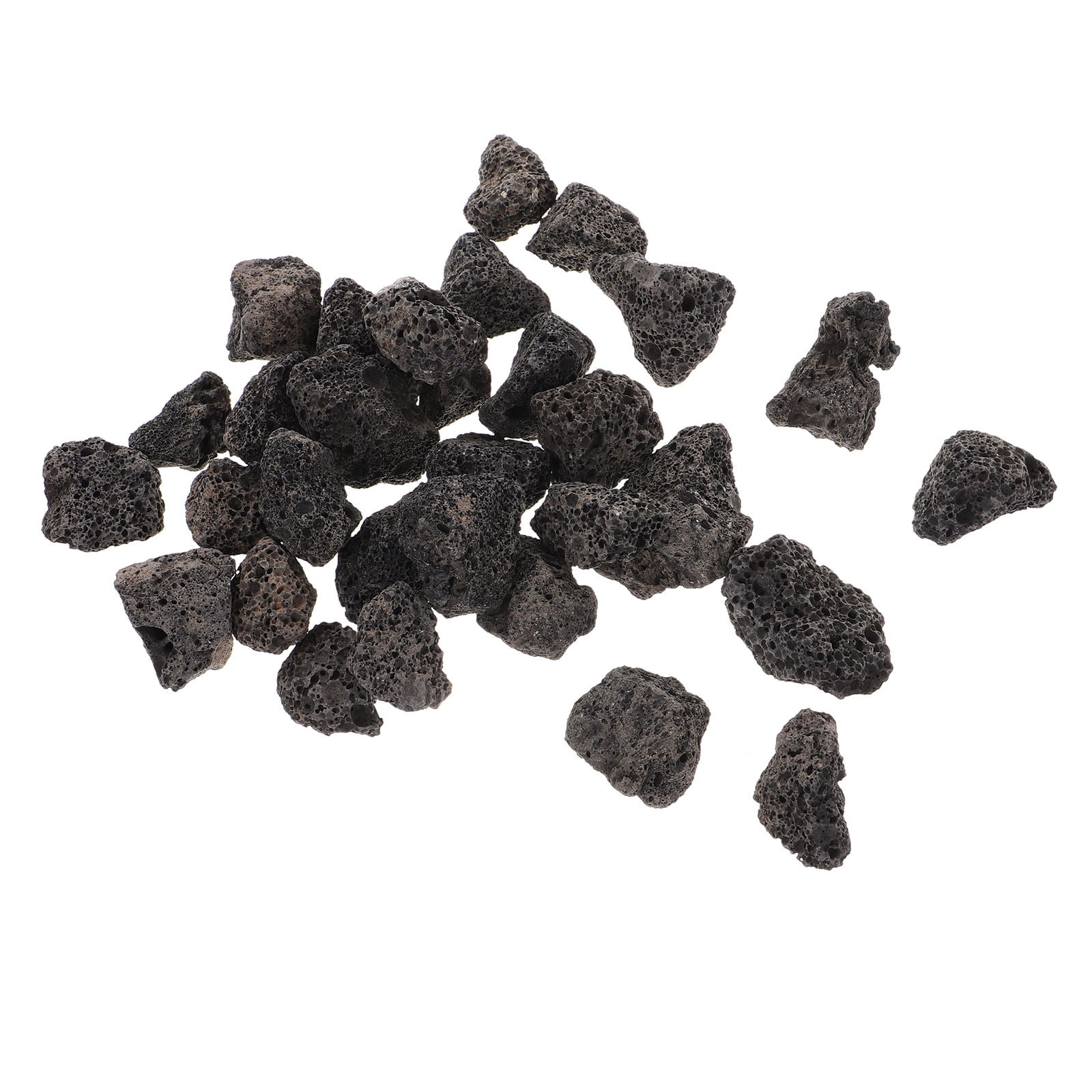 LRXIYODE 1Set Craft Volcanic Stones Fragrance Stone Black Irregular ...