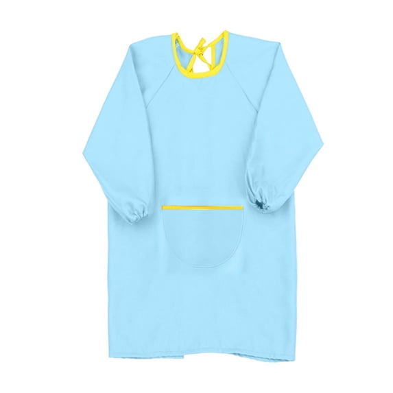 LRen Kids Waterproof Art Smock Long Sleeve with Pocket, Protective ...