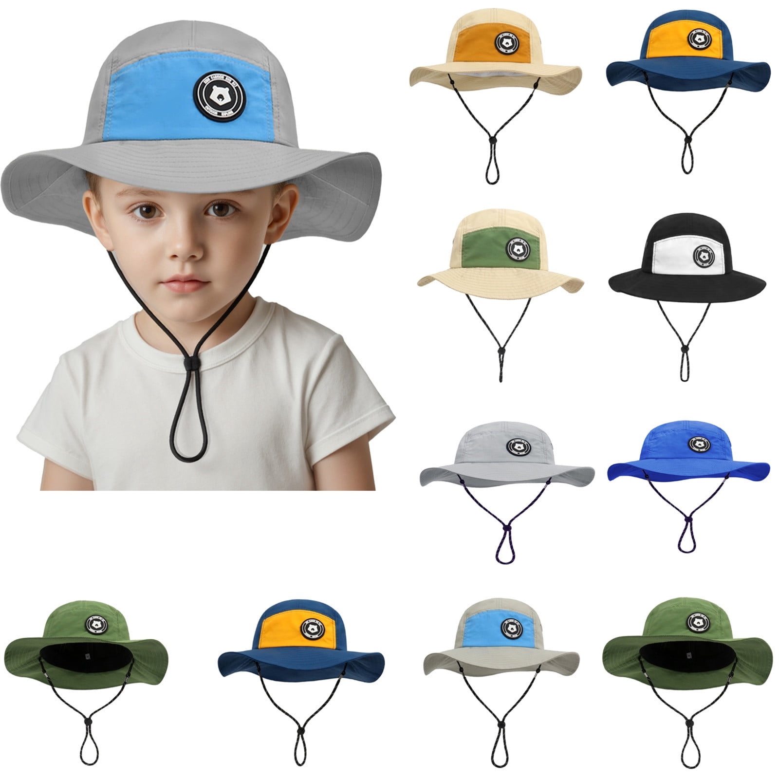 LRen Little Girl Tea Party Hats UPF 50+ Baby Sun Hat with Wide Brim for ...