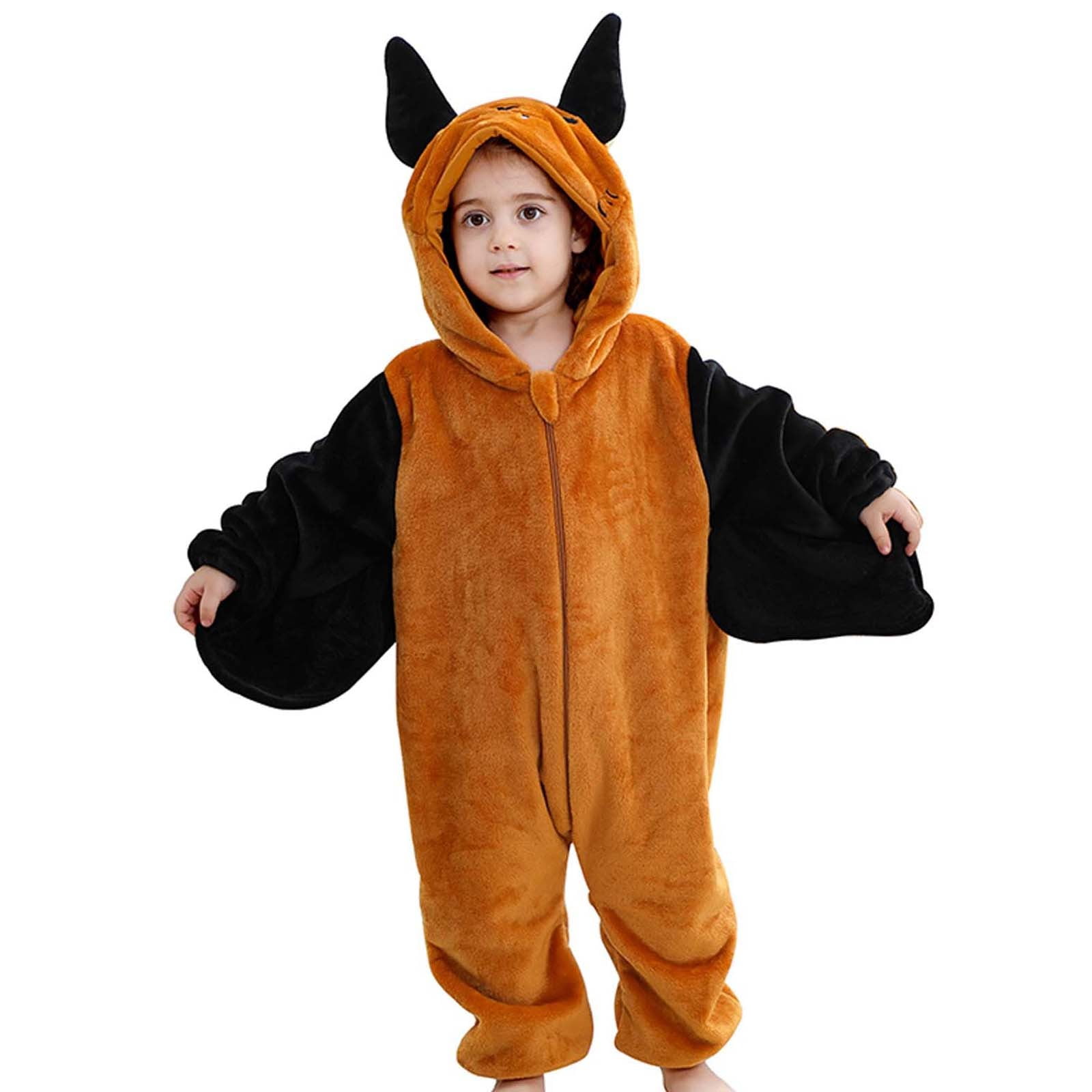 LRen Unisex Baby Dinosaur Hooded Animal Rompers One Piece Snowsuit,80(6 ...