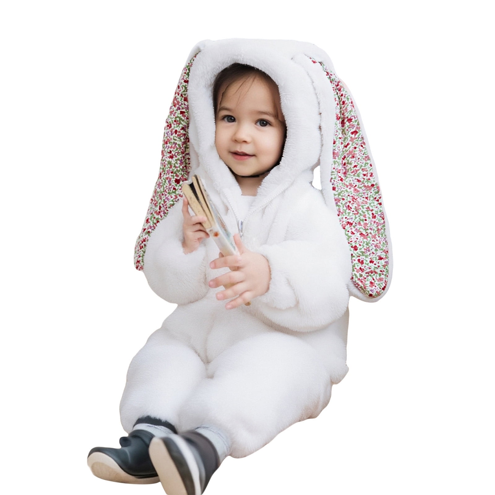 LRen Unisex Baby Dinosaur Hooded Animal Rompers One Piece Snowsuit,90 ...