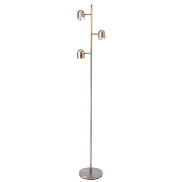 LS-960LED/AB-Lite Source-Pharma - 10W 1 LED Floor Lamp-55 Inches Tall and 10 Inches Wide-Antique ...