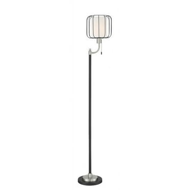 LS-83650AB/BLK-Lite Source-Tanko - 1 Light Floor Lamp-74 Inches Tall ...