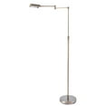 LS-960LED/AB-Lite Source-Pharma - 10W 1 LED Floor Lamp-55 Inches Tall and 10 Inches Wide-Antique ...