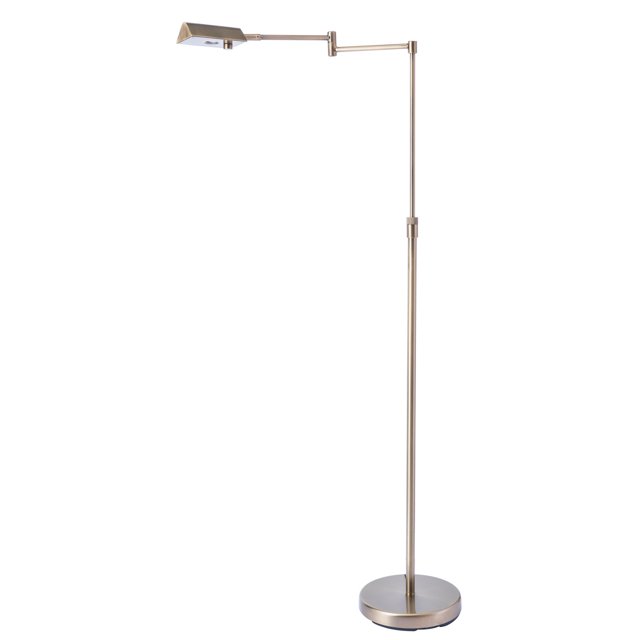 LS-960LED/AB-Lite Source-Pharma - 10W 1 LED Floor Lamp-55 Inches Tall and 10 Inches Wide-Antique ...