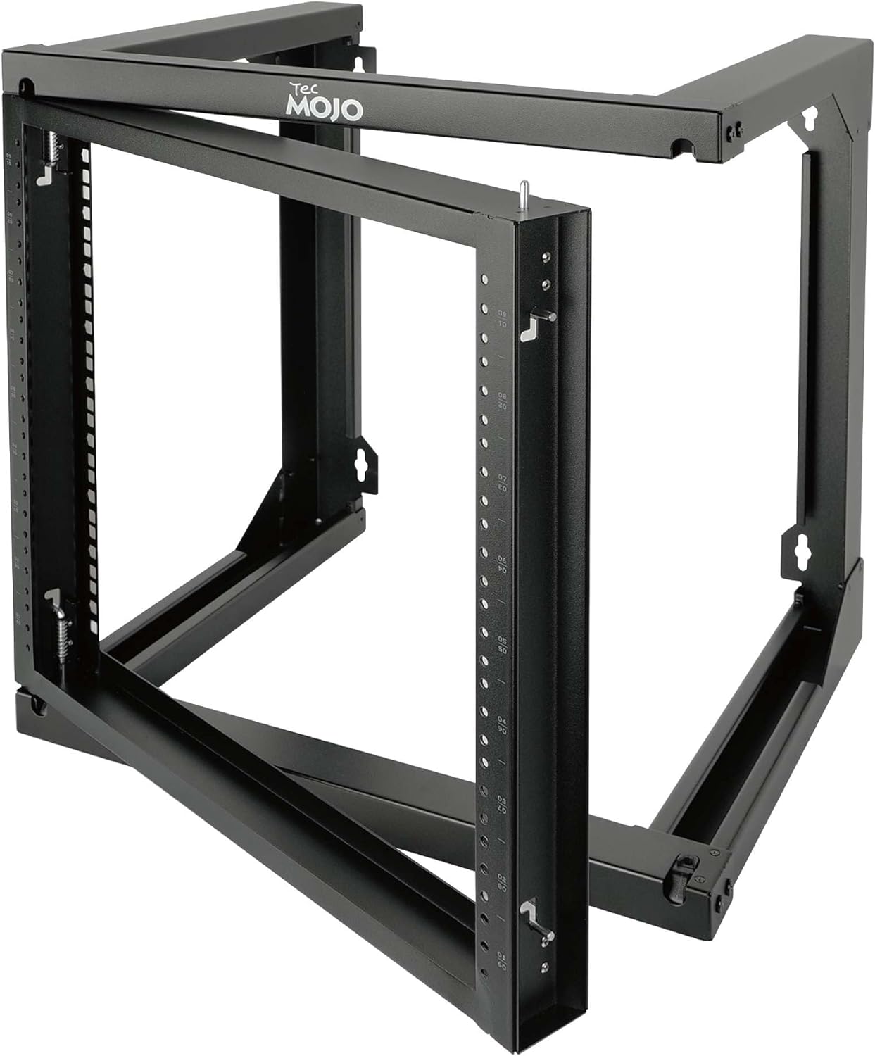 LS 9U Wall Mount Server Rack, Open Frame Rack with Swing Gate, Network ...