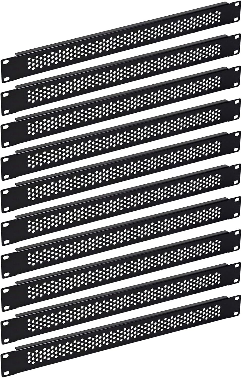 LS AEONS 1U Blank Panel Rack Mount Vented Filler Perforated Blanking ...