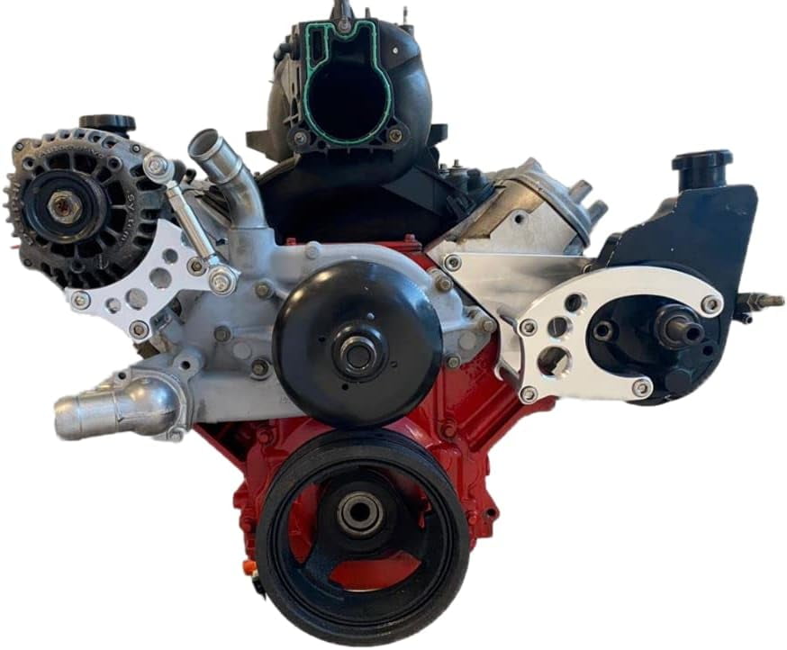 LS Alternator & Power Steering Relocation Brackets Vortex Truck Circles ...