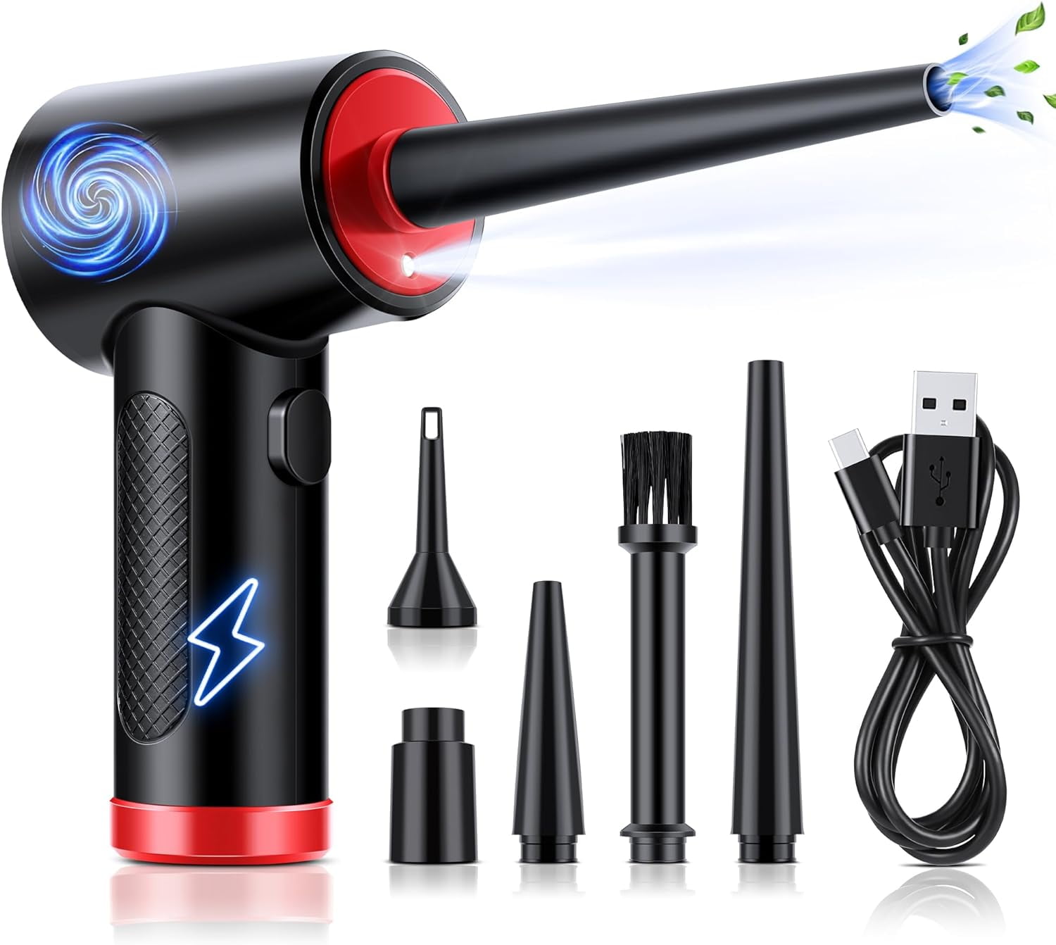 LS Compressed Air - Cordless Electric Air Duster, Reusable Canned Air ...