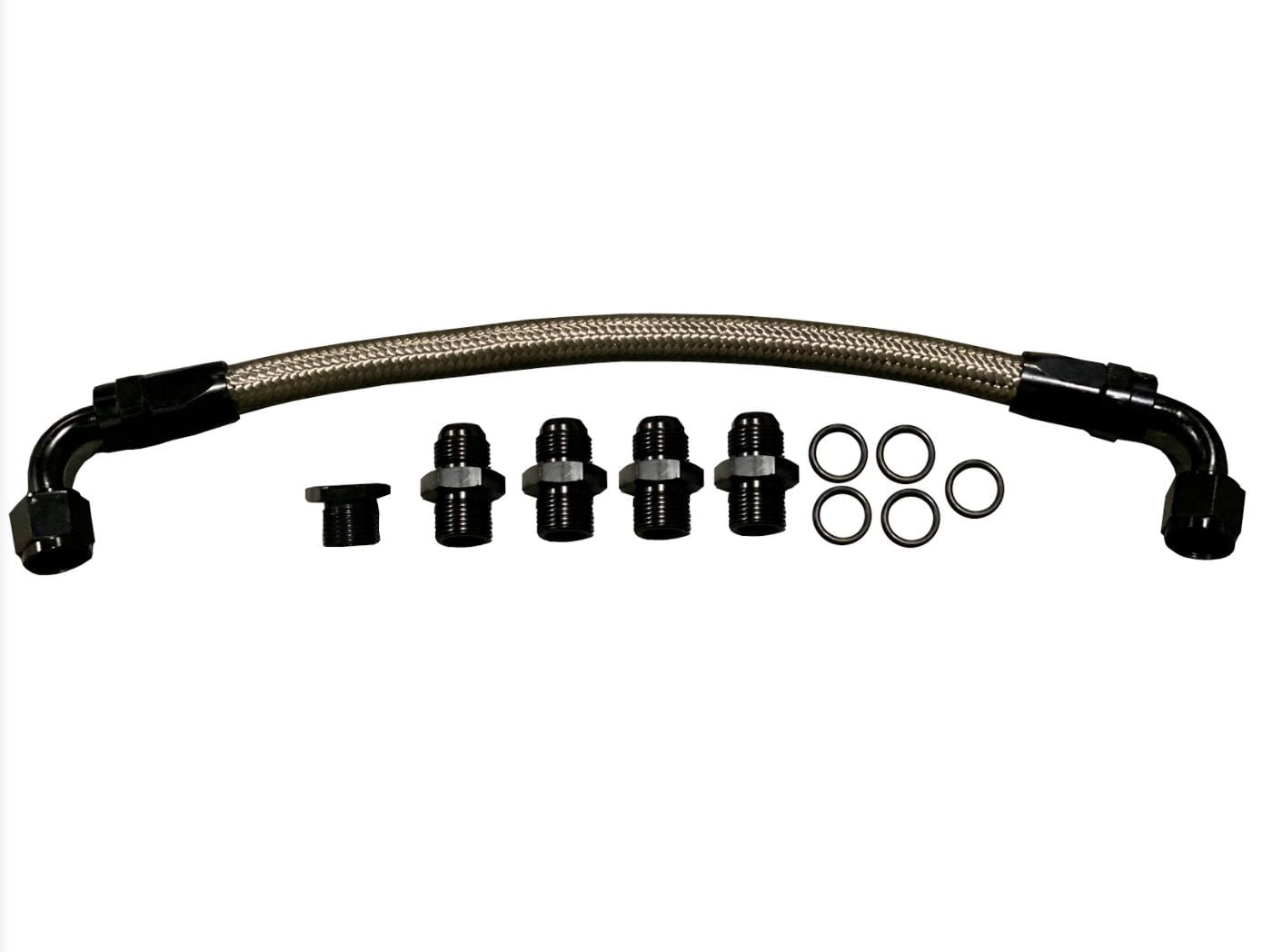LS Crossover Fuel Line Kit 8AN LS1 LS2 LS3 LS6 LS7 LSX V8 Adapter ...