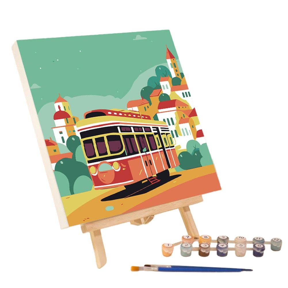 LS DIY Digital Oil Paint Canvas Painting By Numbers With Frame Best ...