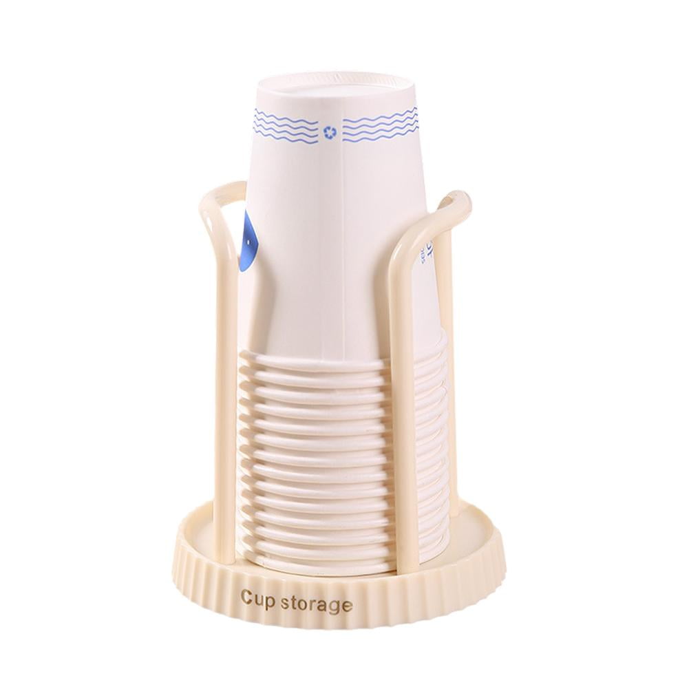 LS Desktop Cup Holder Disposable Cup Storage Rack Multifunctional ...
