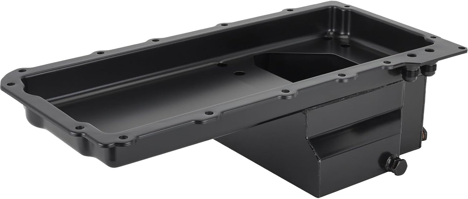 LS Engine Swap Conversion Low Profile Oil Pan, Black, 10 AN - Walmart.com
