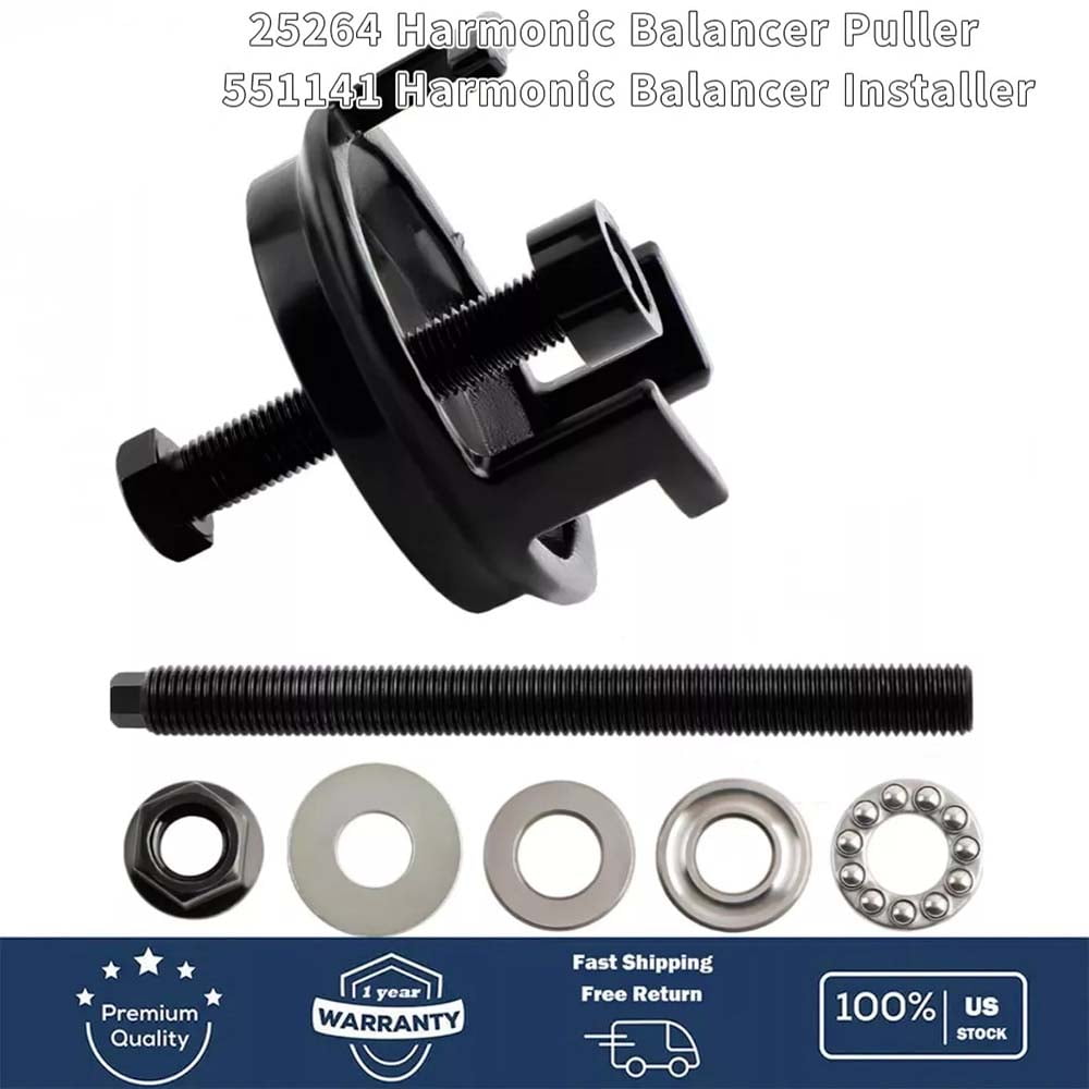 LS Harmonic Balancer Installer Puller Tool w/ Bearing Fit For GM 5.3 5. ...