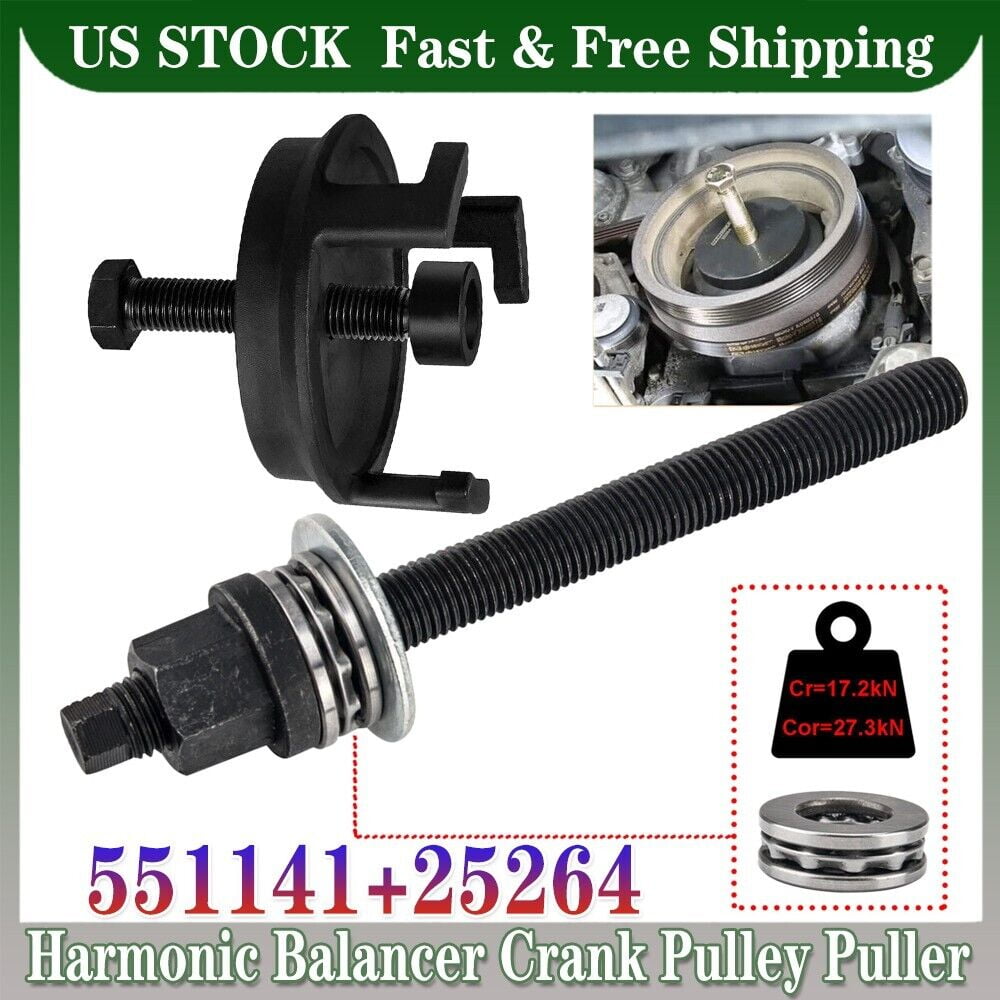 LS Harmonic Balancer Installer Puller Tool w/ Bearing For GM 5.3 5.7 6. ...