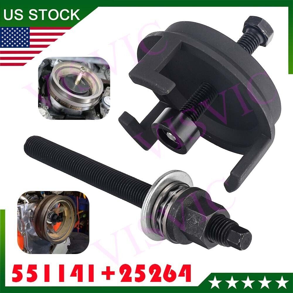 LS Harmonic Balancer Installer Puller Tool w/ Bearing For GM 5.3 5.7 6. ...