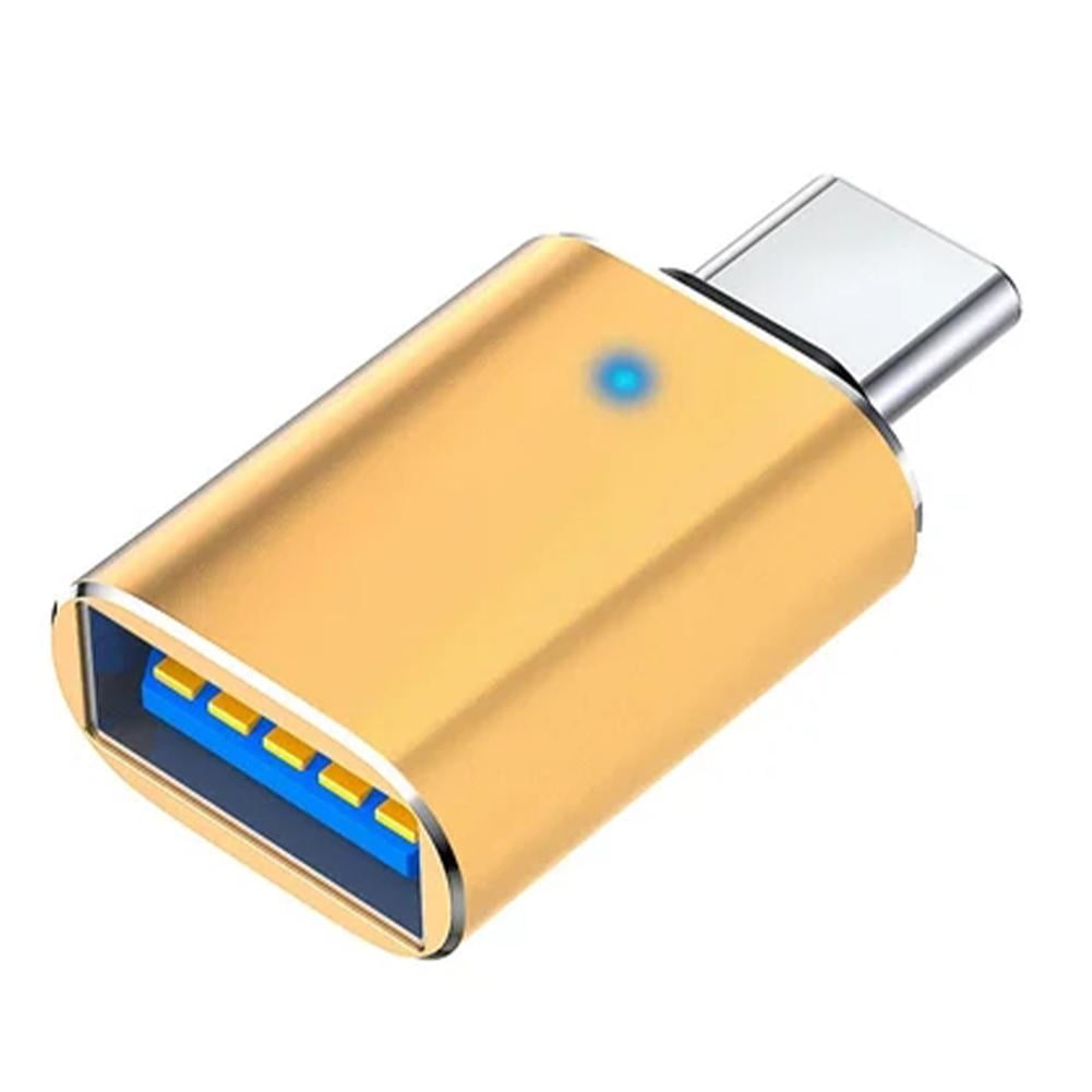 LS LED USB-C 3.0 Male to USB A Female Adapter Converter OTG Type C ...