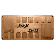 School Years Picture Frame - Oval Collage - Holds 2x3 Wallet Photos - K ...