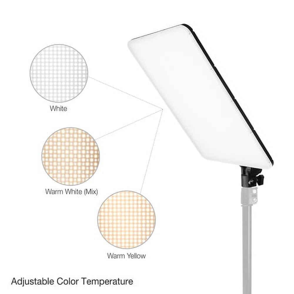 LS Photography 1PC 10" x 14" Dimmable Dual-Color Temperature Photo ...