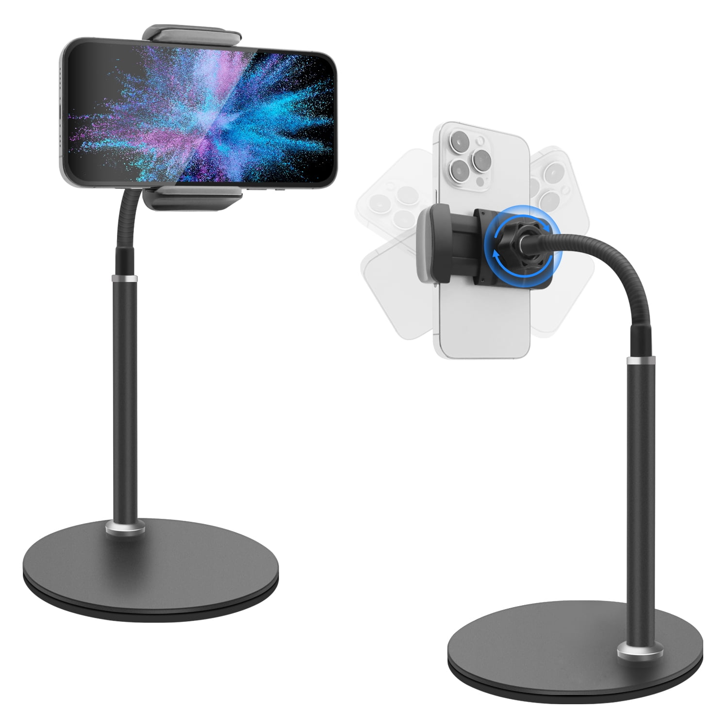 LS Photography Flexible Gooseneck Phone Holder Tabletop Stand ...