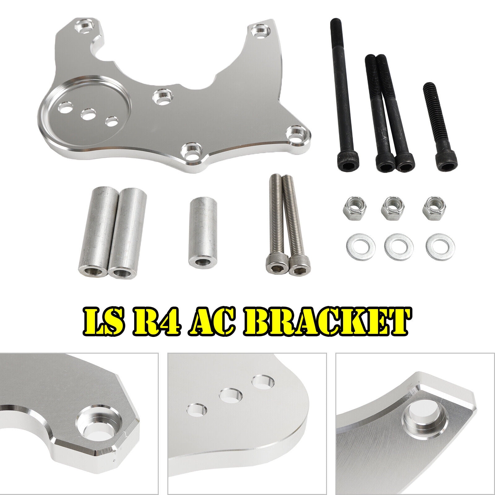LS R4 AC Bracket For Chevy GMC LS LQ LS2 LS3 LS6 Vortec Truck 1999-2013 ...
