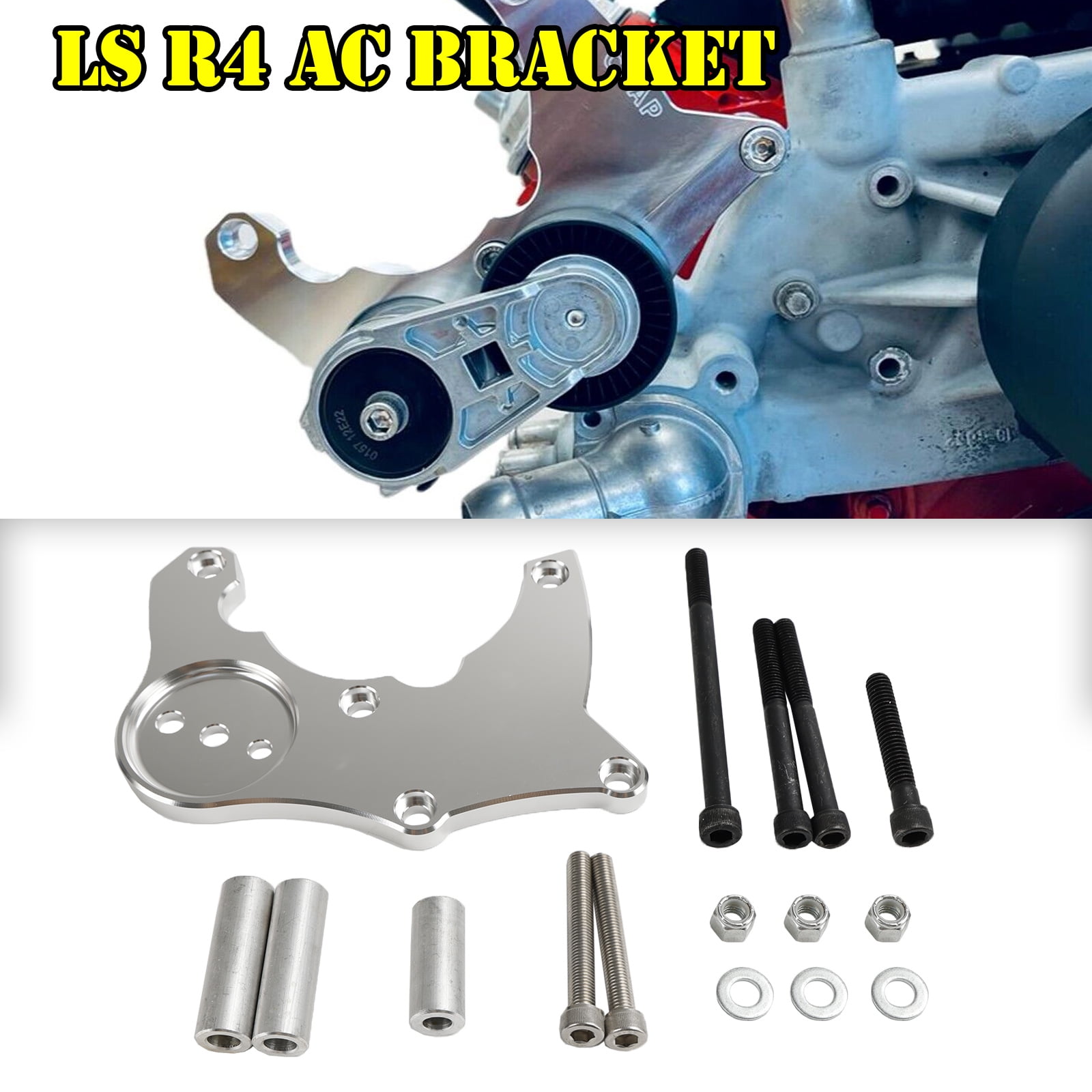 LS R4 AC Bracket For Chevy GMC LS LQ LS2 LS3 LS6 Vortec Truck 1999-2013 ...