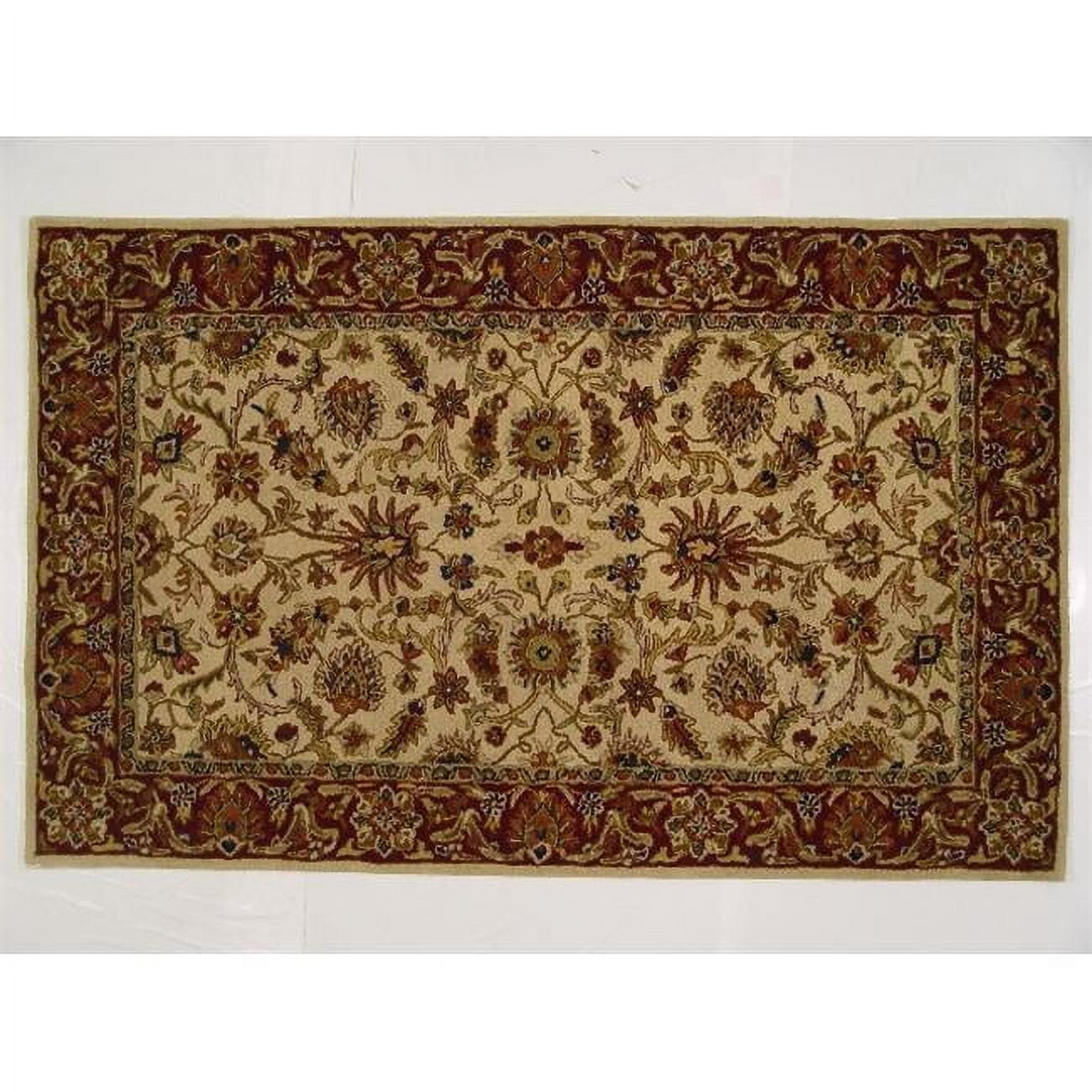 LS-RM33 5 x 8 ft. Kavera 100 Percent Long Fiber Wool Hand Made Rug ...
