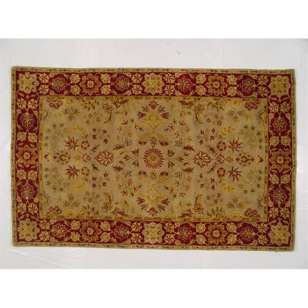 LS-RM37 5 x 8 ft. Kavera 100 Percent Long Fiber Wool Hand Made Rug ...