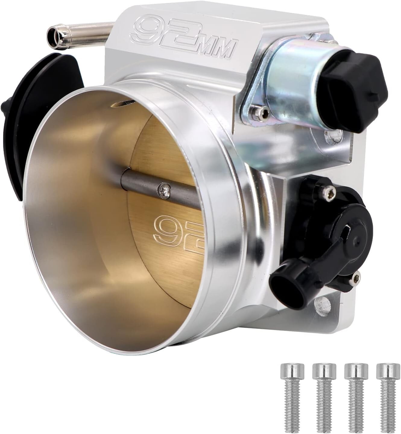 LS Throttle Body 92mm Drive by Cable DBC TBI 4 Bolt TPS IAC For GM LS1 ...