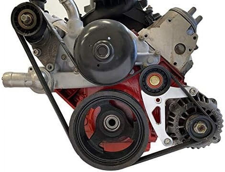 LS Truck Spacing Low Mount Alternator Bracket LSX LS1 LS6 Triangles ...