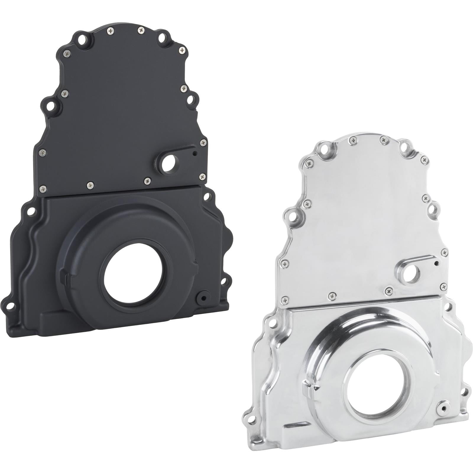 LS Two-Piece Timing Chain Cover W/Sensor Hole, Polished - Walmart.com