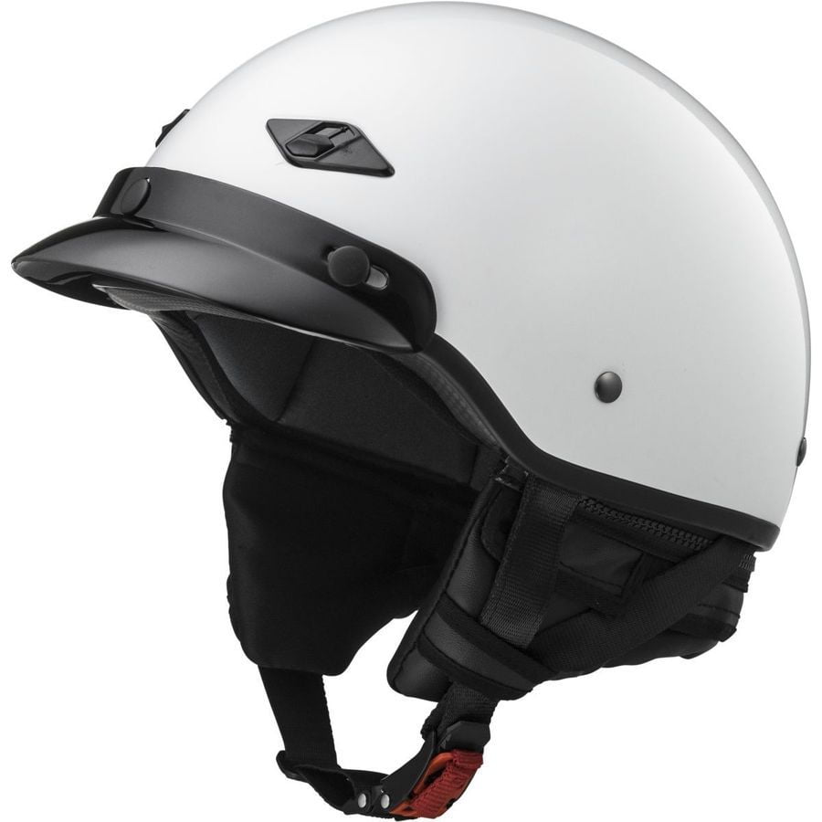 LS2 Bagger HH568 Solid Motorcycle Half Helmet Pearl White XL - Walmart.com