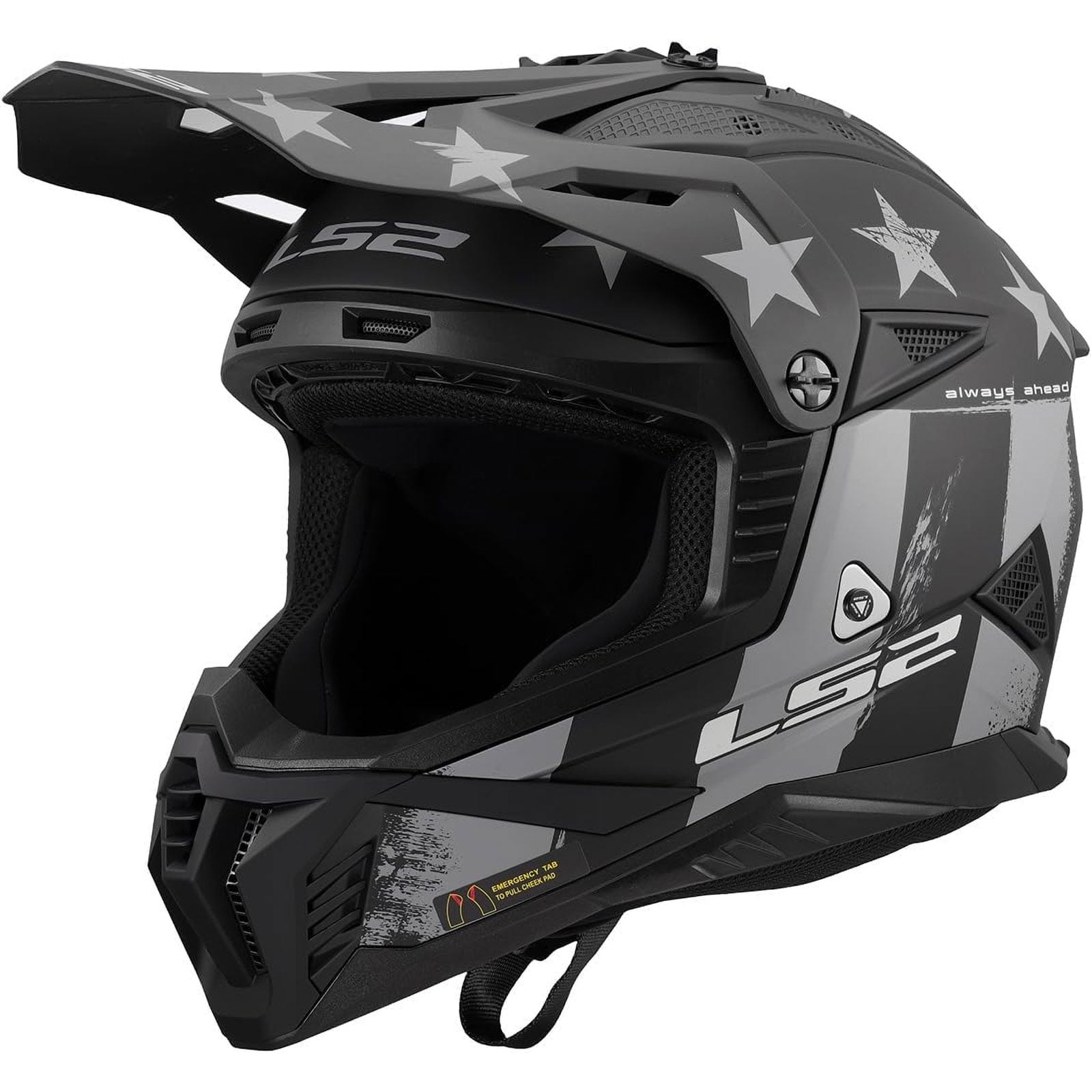 LS2 Gate II Battle Scar Full Face MX Motorcycle Helmet - Walmart.com