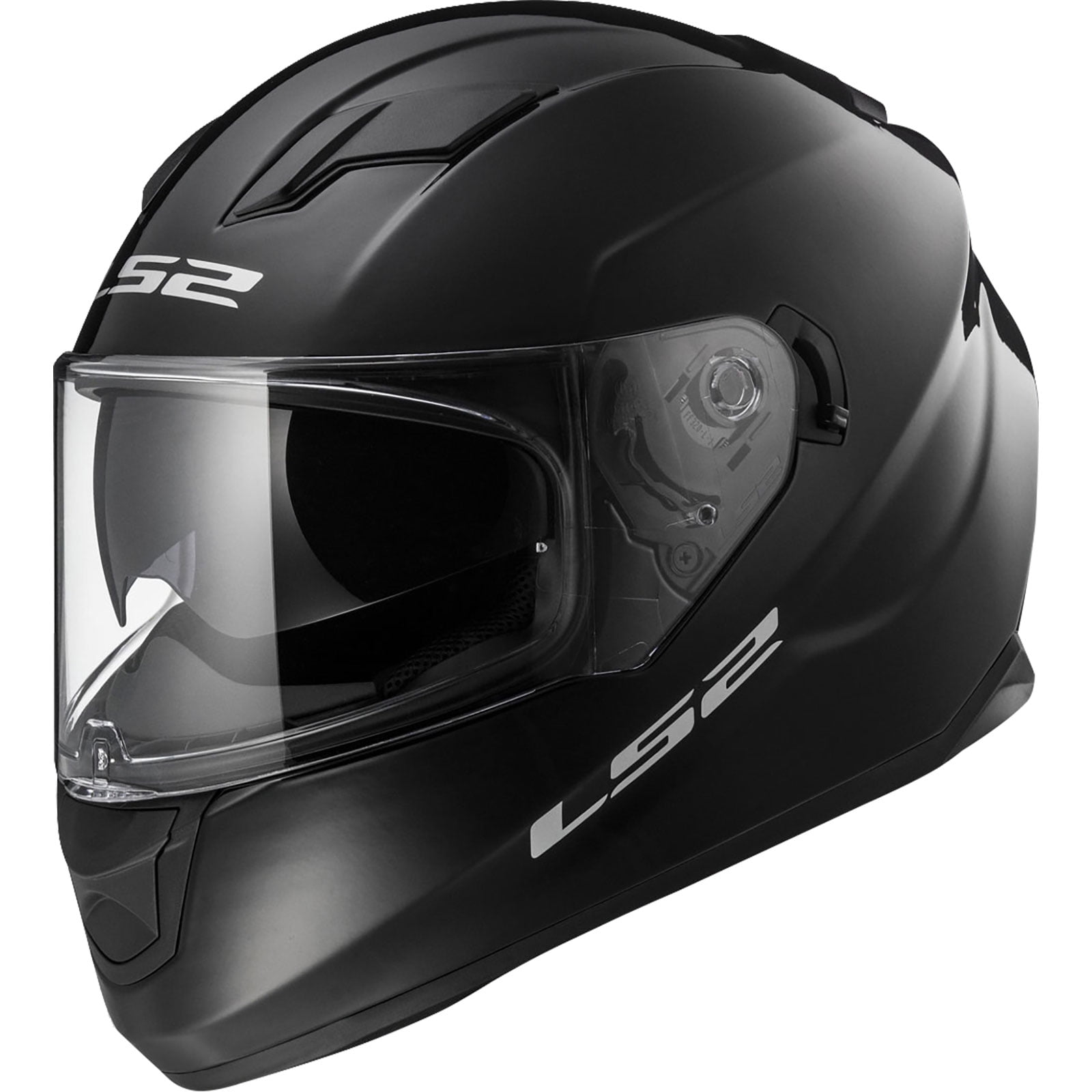 LS2 Helmets Full Face Stream Motorcycle Helmet, Solid Gloss Black 328 ...