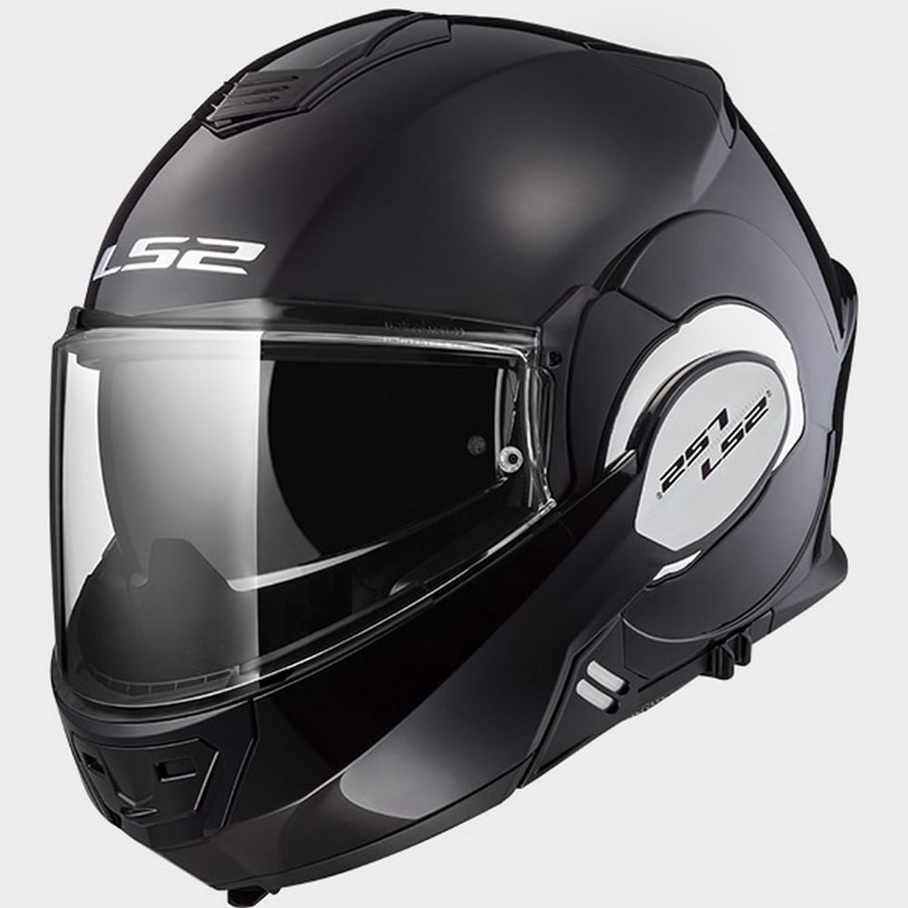 LS2 Helmets Modular Valiant Touring Motorcycle Helmet, Gloss Black 399 ...
