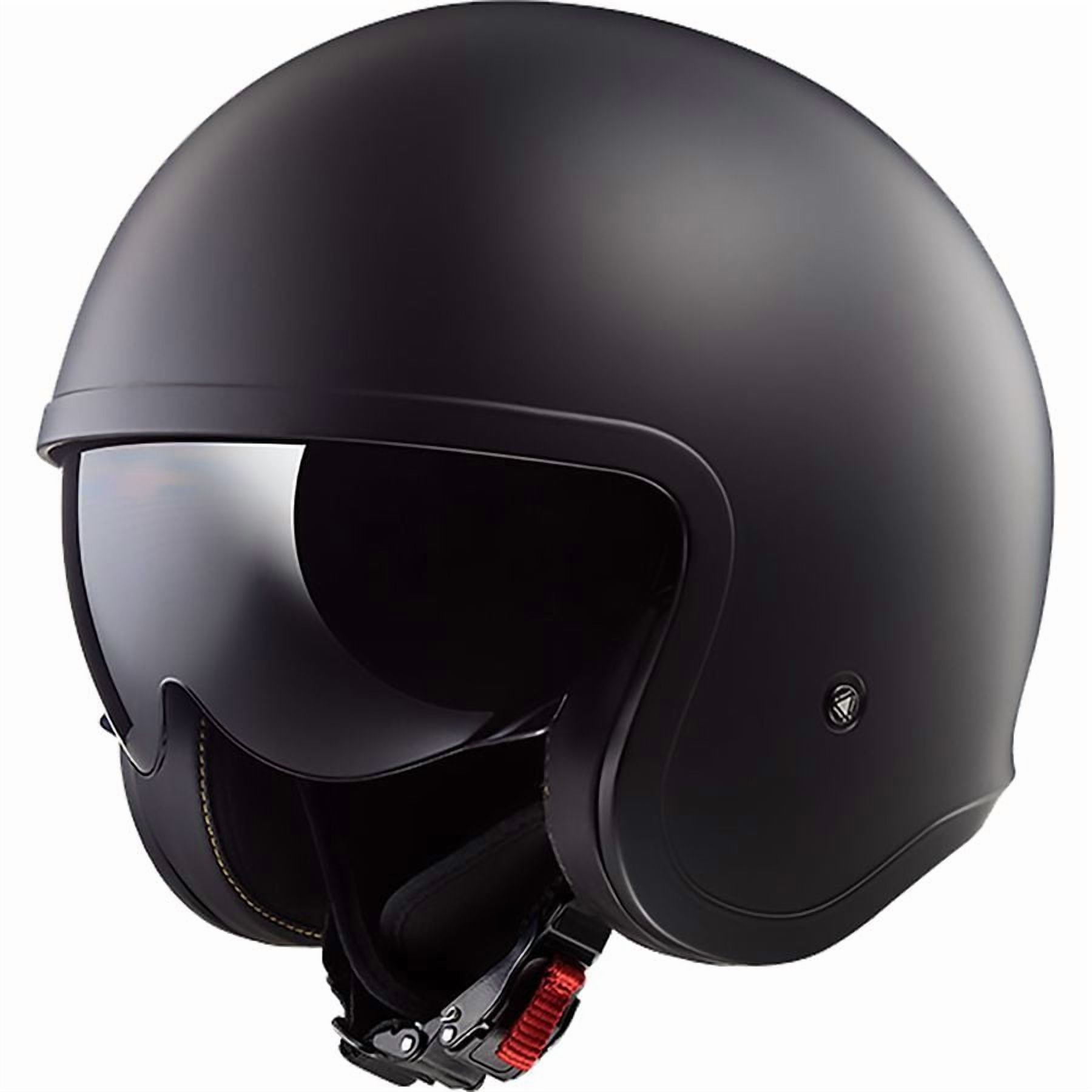 LS2 Spitfire Solid Matte Black Helmet size Medium - Walmart.com