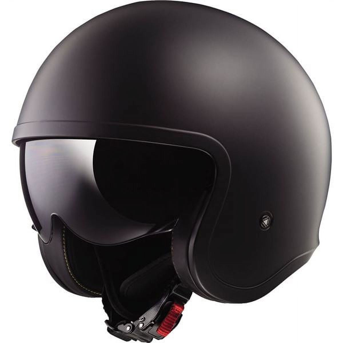 LS2 Spitfire Solid Matte Black Helmet size Medium - Walmart.com