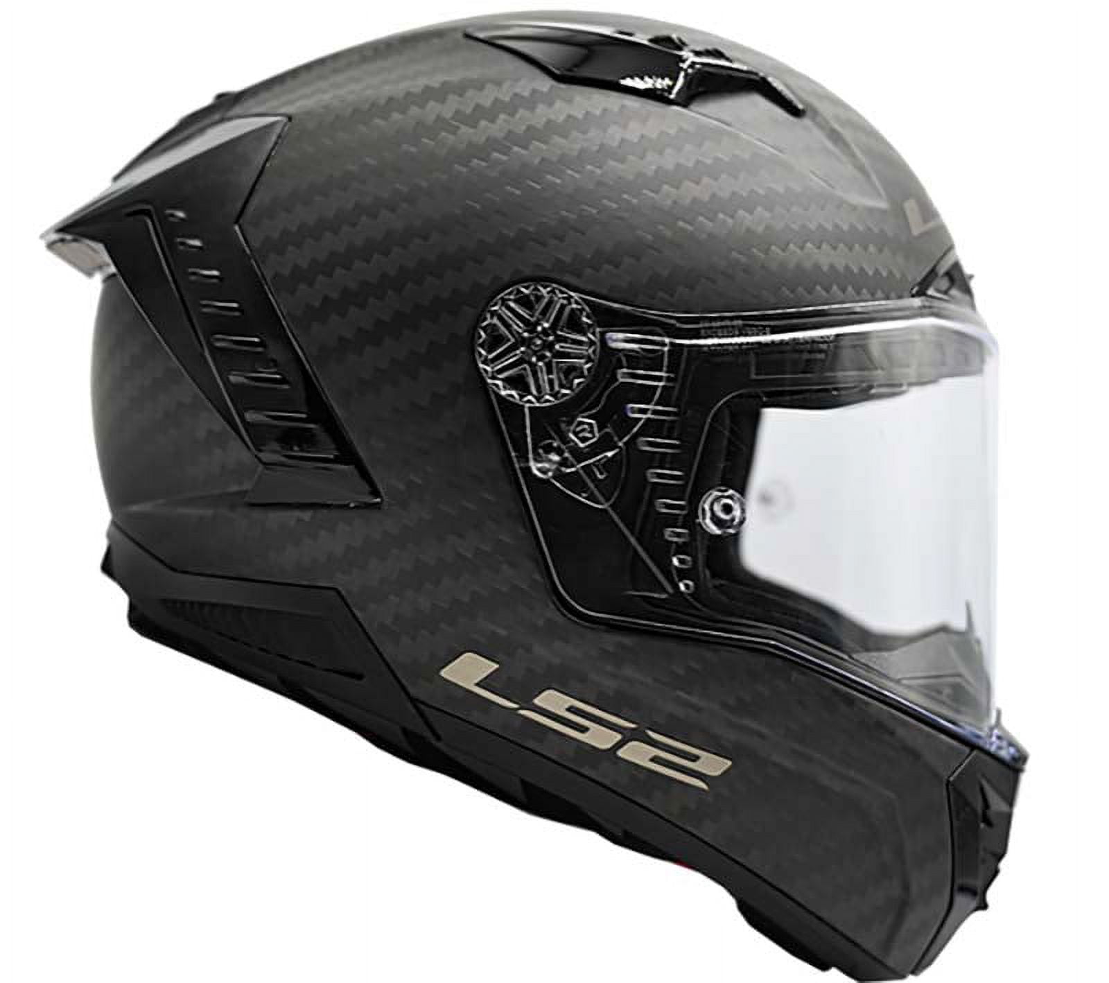 LS2 Thunder C Solid Full Face Motorcycle Helmet Matte Carbon S ...