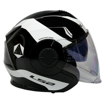LS2 HH568 Bagger Murica Half Helmet - Black, All Sizes - Walmart.com