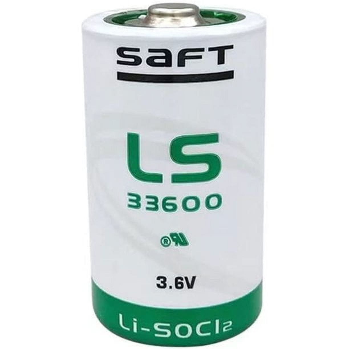 LS33600 D Size 3.6V Non-Rechargeable Lithium Thionyl Chloride Battery for SAFT - Walmart.com