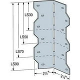 LS50Z Skewable Reinforcing Angle - Walmart.com