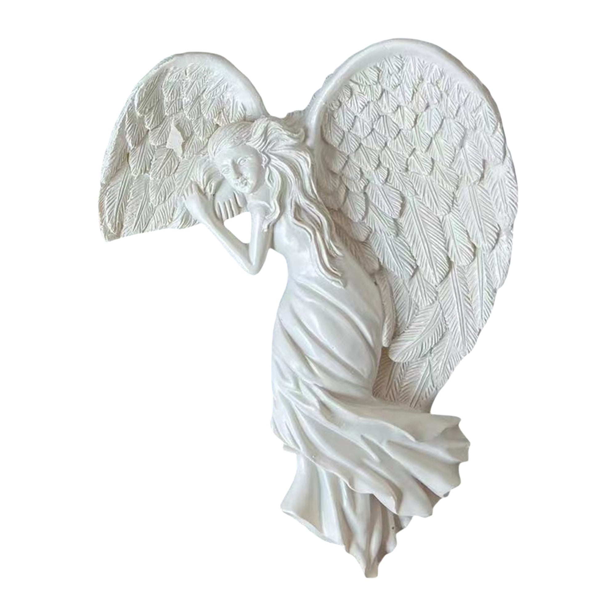 LSFYSZD Angel Door Frame Decor Statue Angel Wings Sculpture Angel In ...