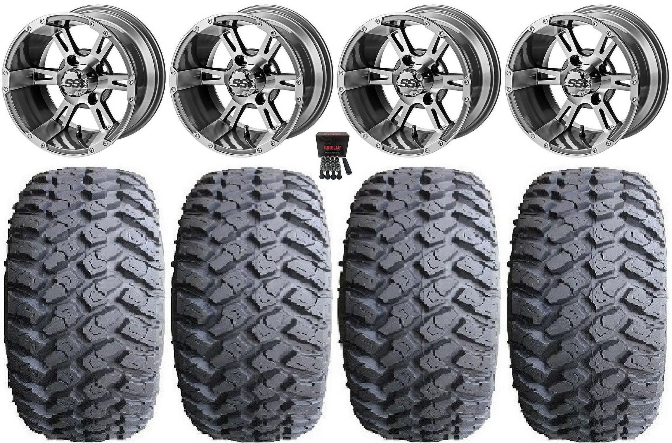 LSI Raptor 12" Golf Wheels Gm/Machined 23" Hammer Tires Yamaha ...